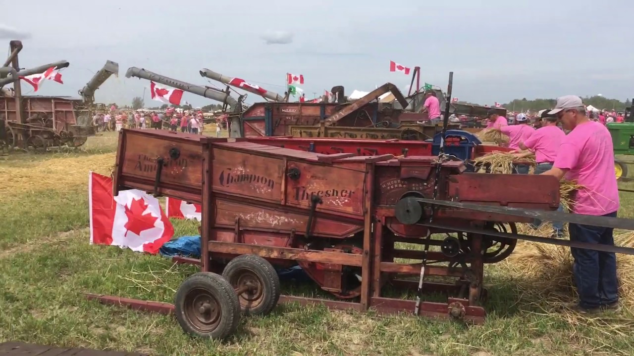 Threshing Mill World Record 2019 - YouTube