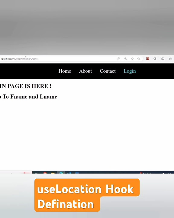 useLocation Hook Defination #shorts #reactjs - YouTube