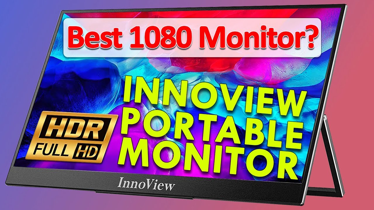 InnoView Portable Monitor with Speakers and 2 USB-C Ports and HDMI ...