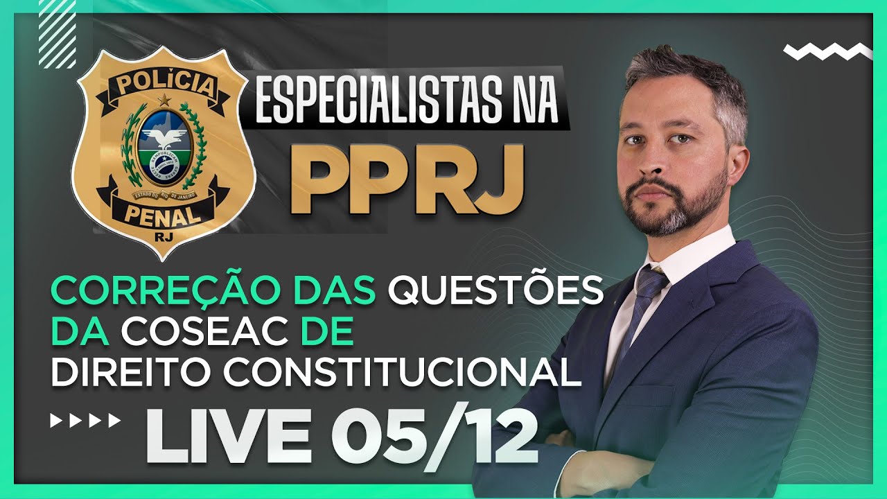 Correção de questões da COSEAC e direcionamento em Direito ...