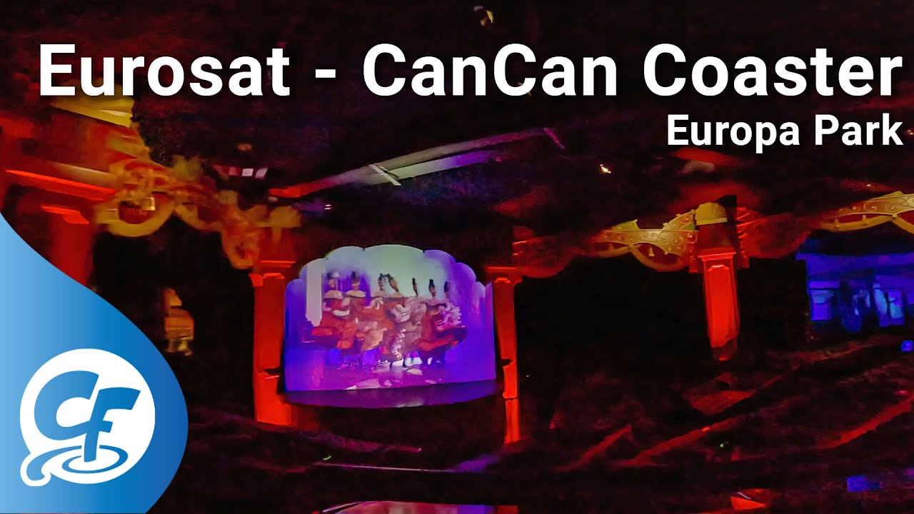 Eurosat - CanCan Coaster front seat on-ride 5K POV @60fps Europa Park ...