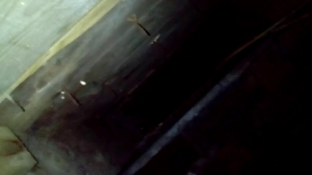 Fell through the bathroom floor - YouTube