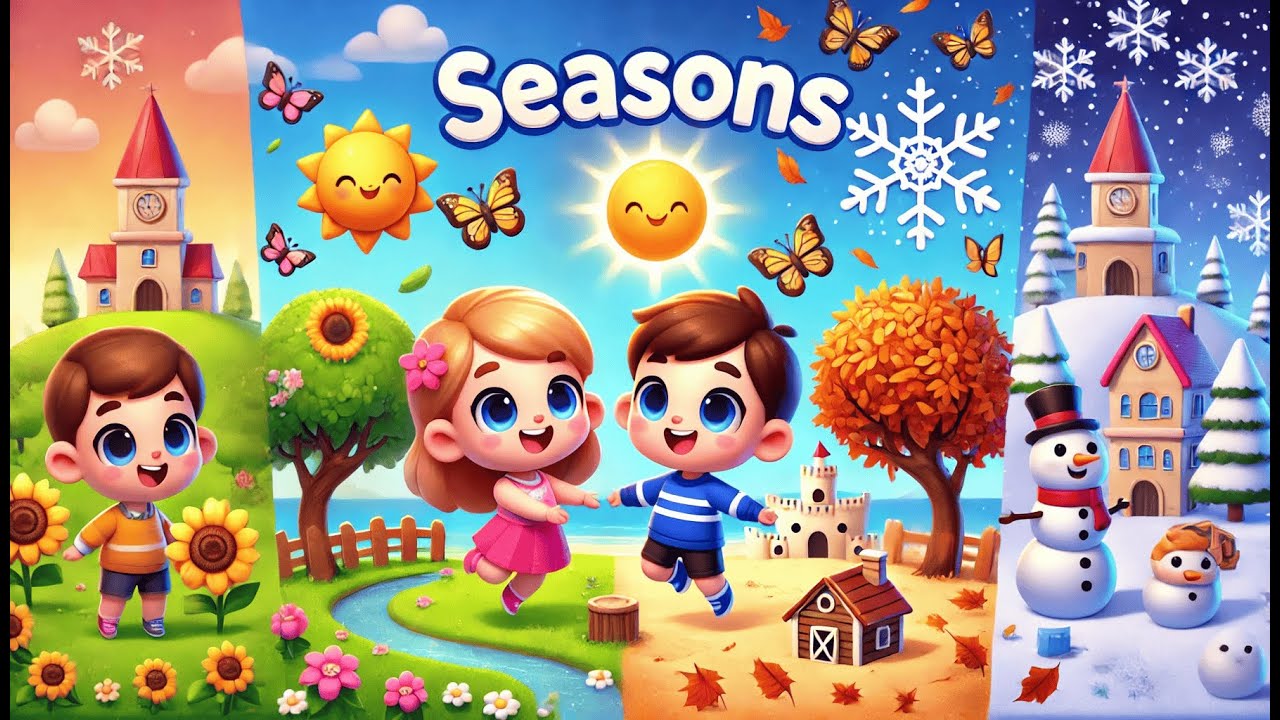 Seasons Kids Song | Tiny Twinkle TV - YouTube