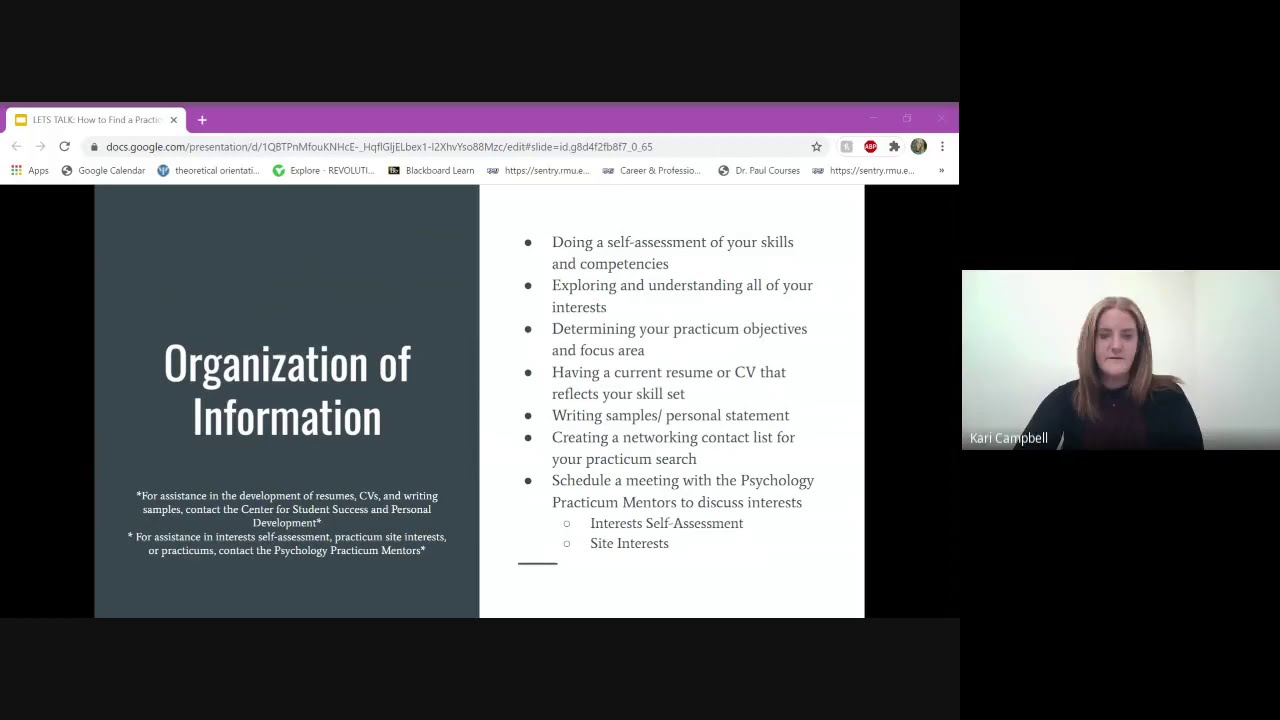 LET'S TALK How to find a practicum site (10/27/2020) - YouTube