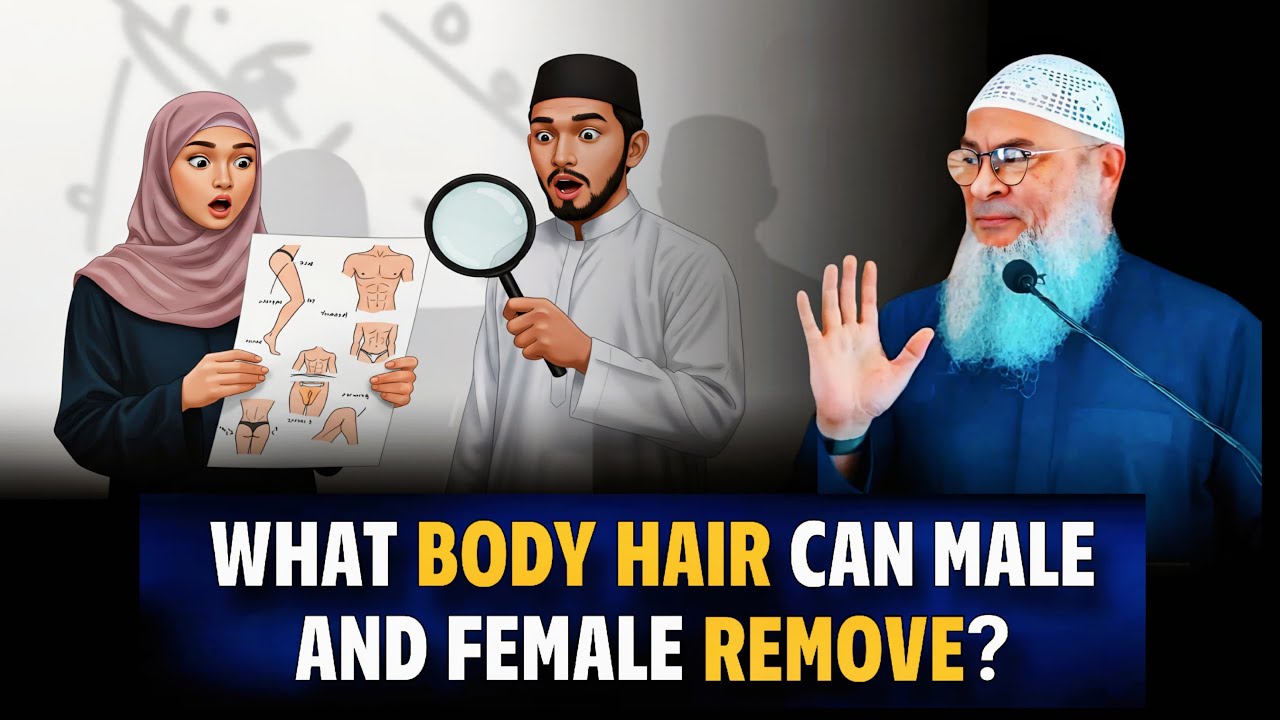 Which Body Hair Can Men And Women Remove In Islam || Assim Al Hakeem ...