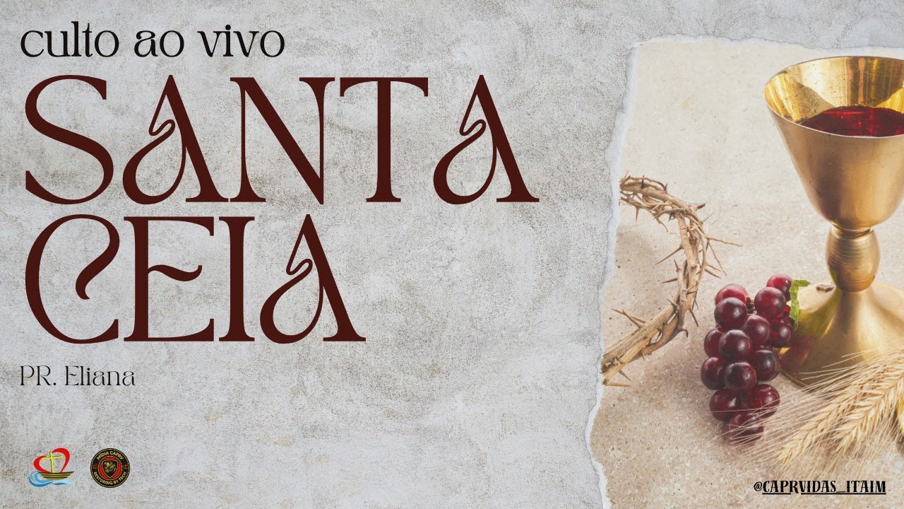 Santa Ceia - (Pr. Eliana) - YouTube