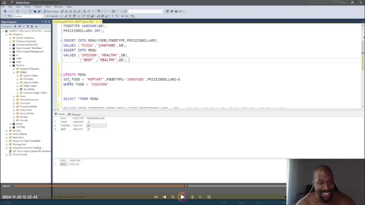 SQL tips - How to Update Data - YouTube
