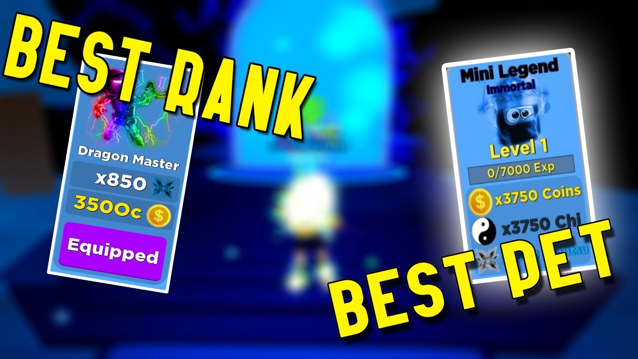 I Got The Best Rank! In Roblox Ninja Legends - YouTube