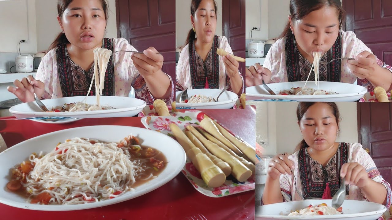 kuv tuav qhaub piaj noj qab kawg li - YouTube