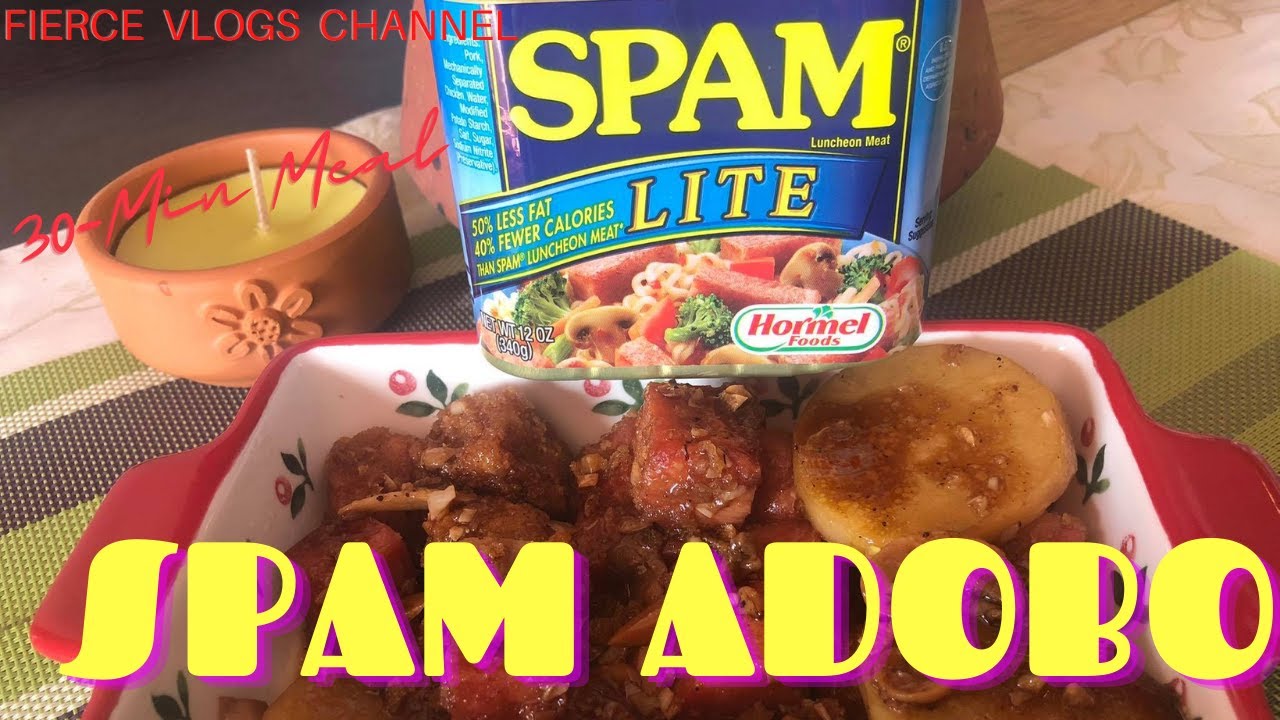SPAM Adobo (Easy 30-Minute Meal) MABILISAN! - YouTube