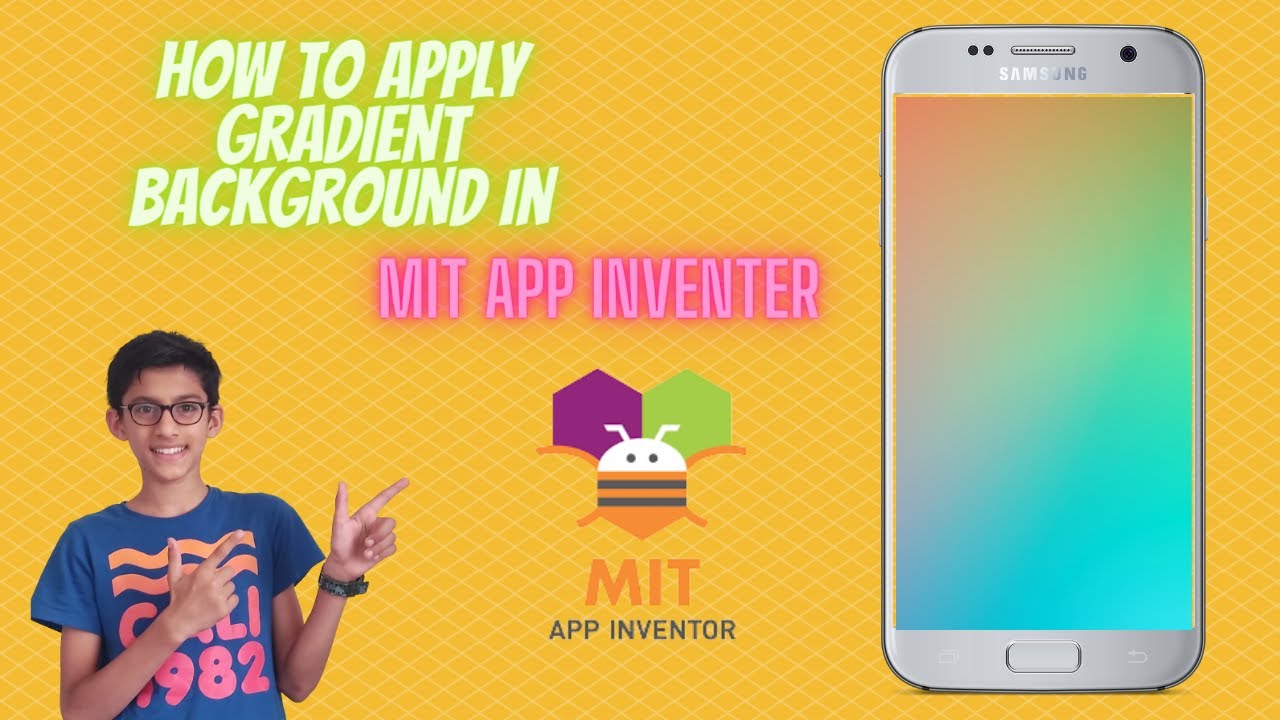 How to Apply Gradient Background to your app in mit app inventor ...