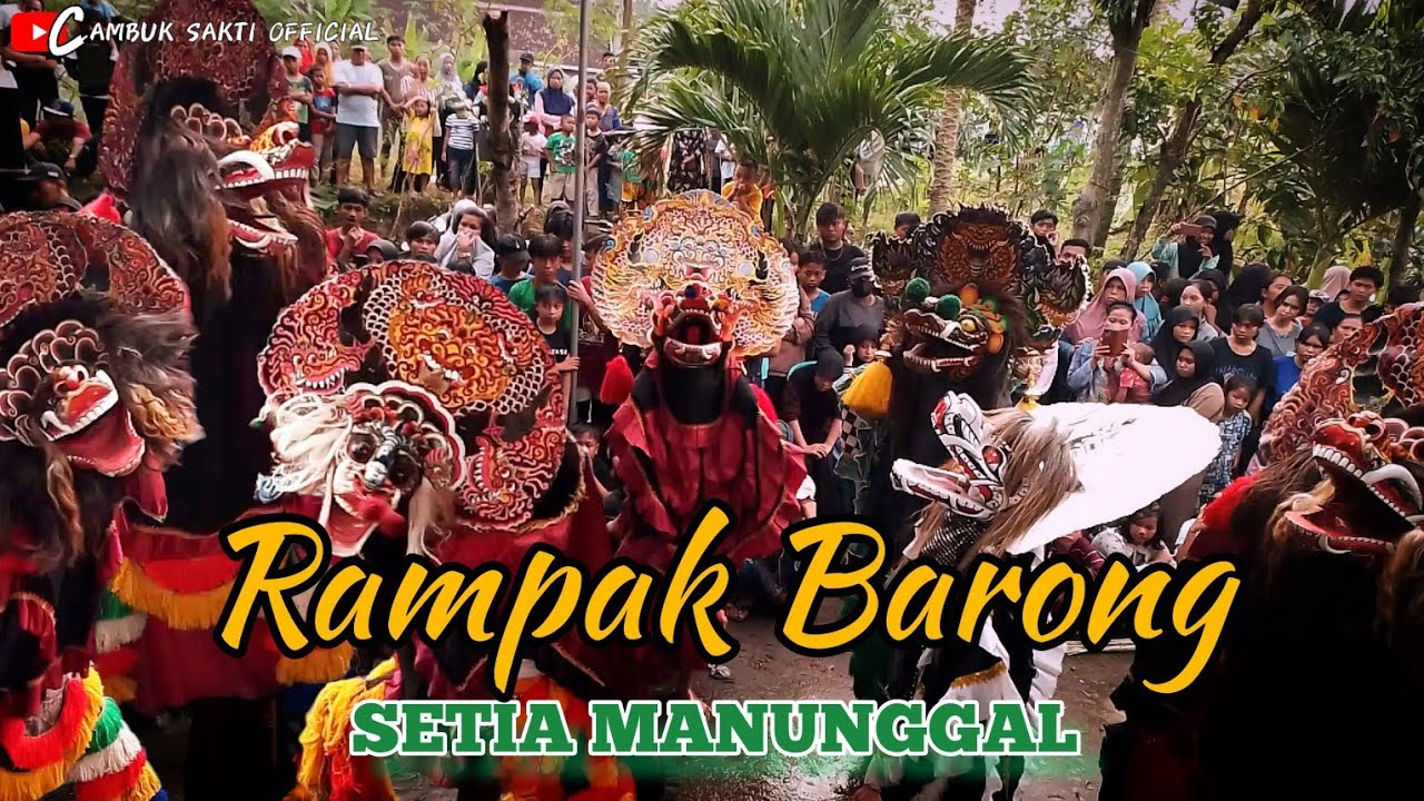 TARI RAMPAK BARONG FULL GEBRES NDADI MASAL || JARANAN SETIA MANUNGGAL ...