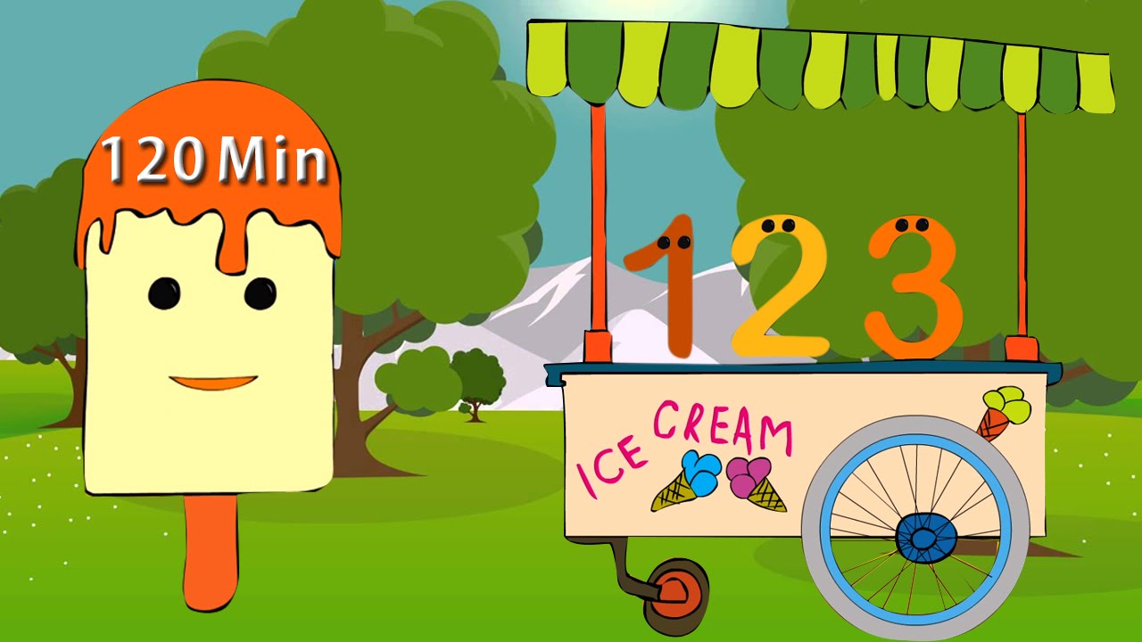 123 songs for children nursery rhymes | Ice Cream 123 song for Kids by ...