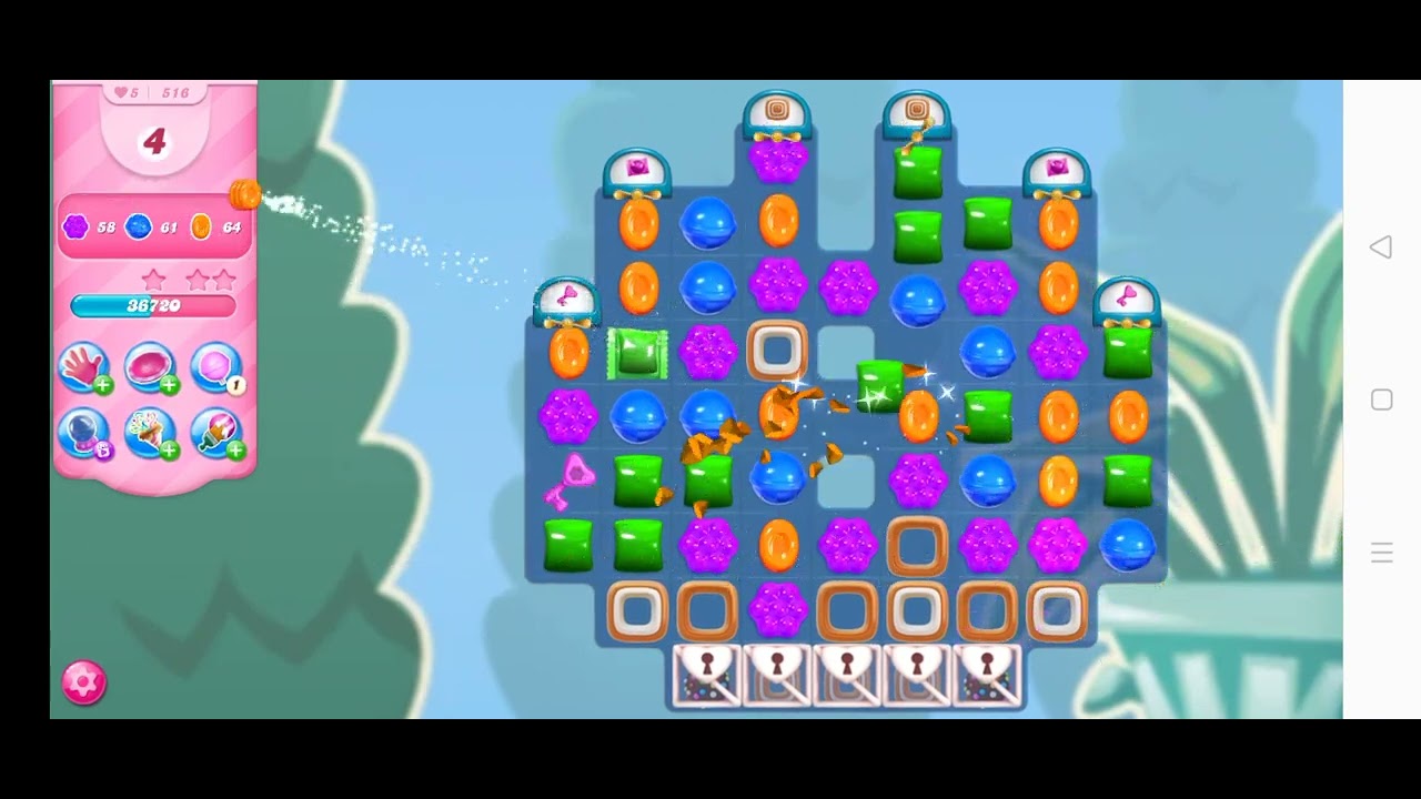 Candy Crush Saga | Level 516 || Game - YouTube