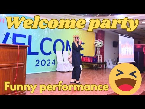 Welcome party performance at pgc🎉| stand up comedy😁 | Farewell party performance🥳 - YouTube