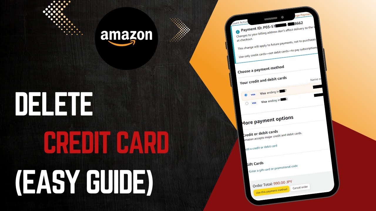 How to Delete Credit Card From Amazon (Easy 2025) - YouTube