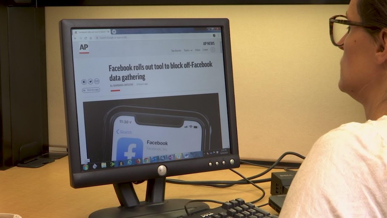 Facebook releases new tool to block data gathering - YouTube
