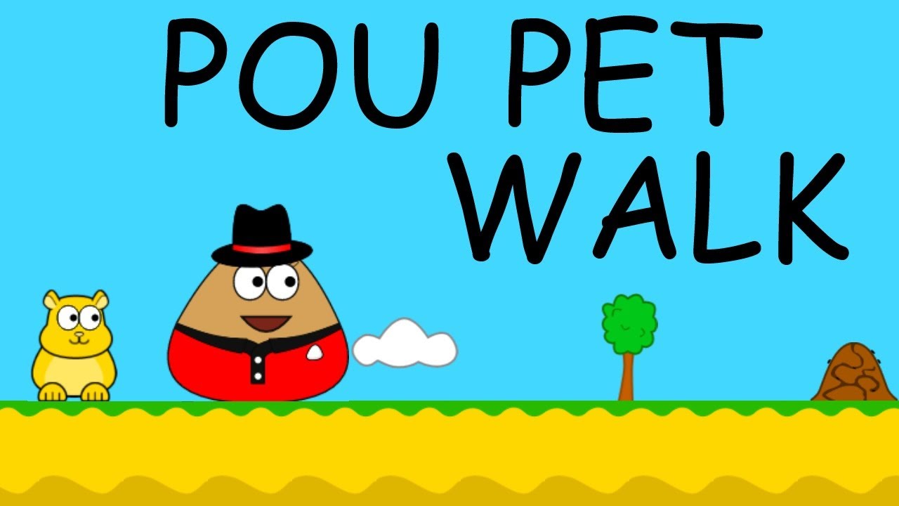 POU PET WALK!! (games) - YouTube