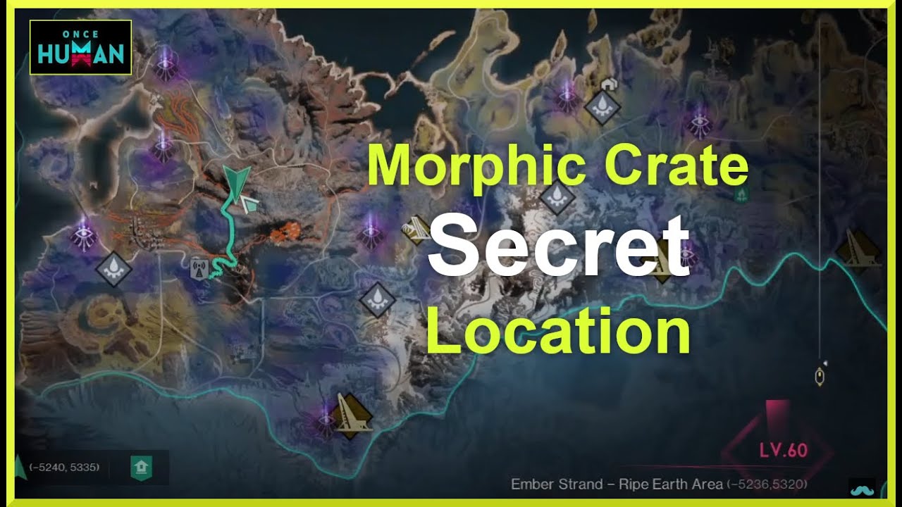 Morphic Crate secret Location at Ember Strand #oncehuman #Twitch - YouTube