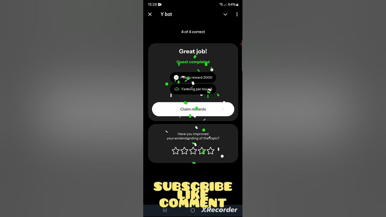 Y bot | Week 3 Lesson 1 What are Wallets and Their Types | Learning Tasks Answers - YouTube