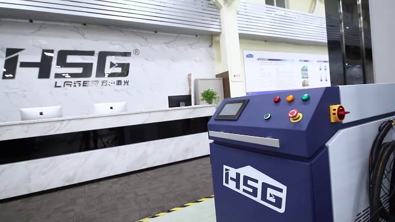 HSG Fiber Laser Manual Welding Machine - FMW1000 - YouTube
