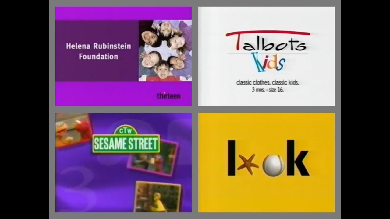 PBS Kids Program Break (1999 WNET) #2 Incomplete - YouTube