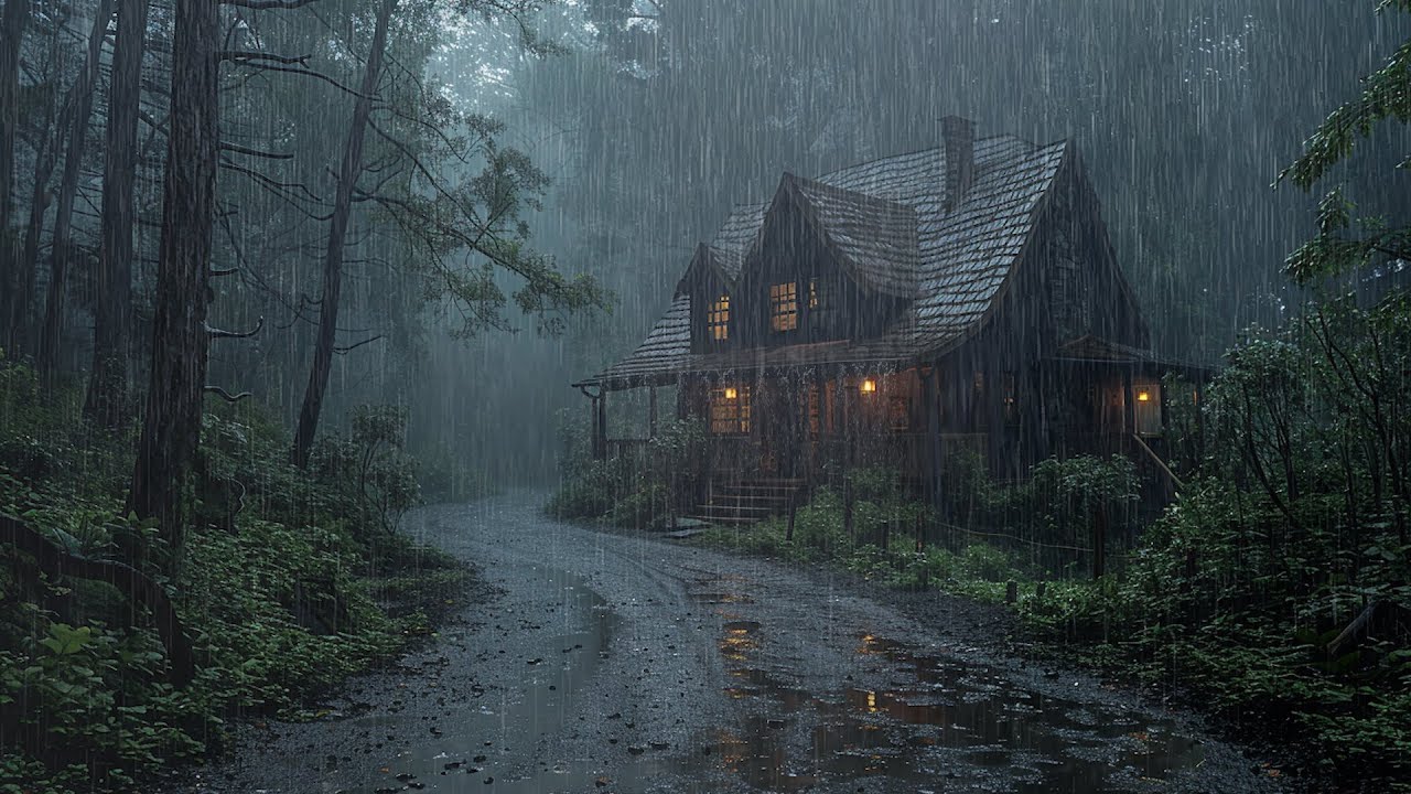 [10 HOURS] Rain in a Night Forest - Relax and Sleep Well with Natural ...