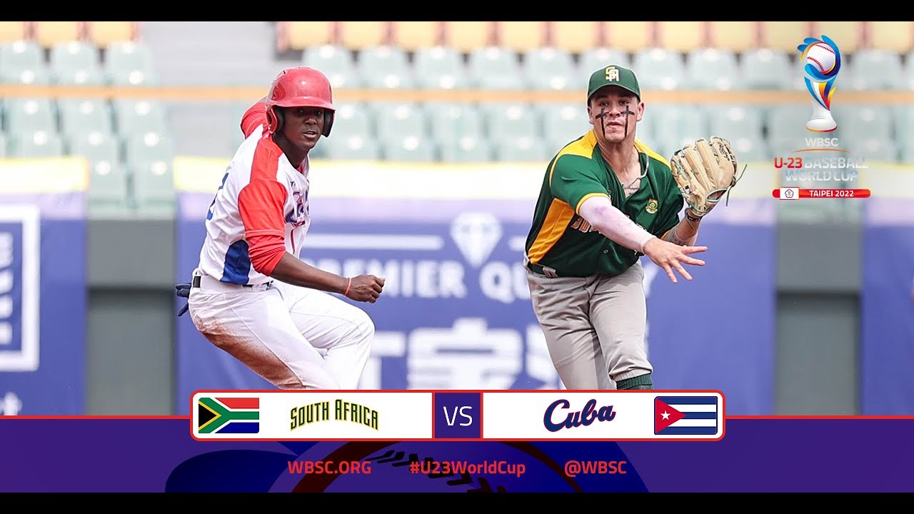Highlights: 🇿🇦 South Africa vs. 🇨🇺 Cuba - WBSC U-23 Baseball World Cup ...