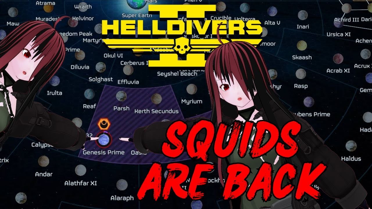 HELLDIVERS 2 THE SQUIDS ARE BACK AGAIN - YouTube