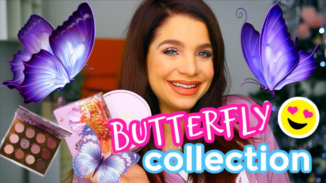 Colourpop Butterfly Collection Review+Swatches - YouTube