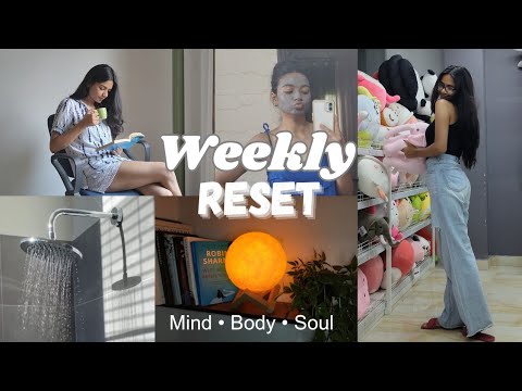 WEEKLY RESET ROUTINE - Sunday reset, self-care, planning and relaxing | Atulyaa Verma - YouTube