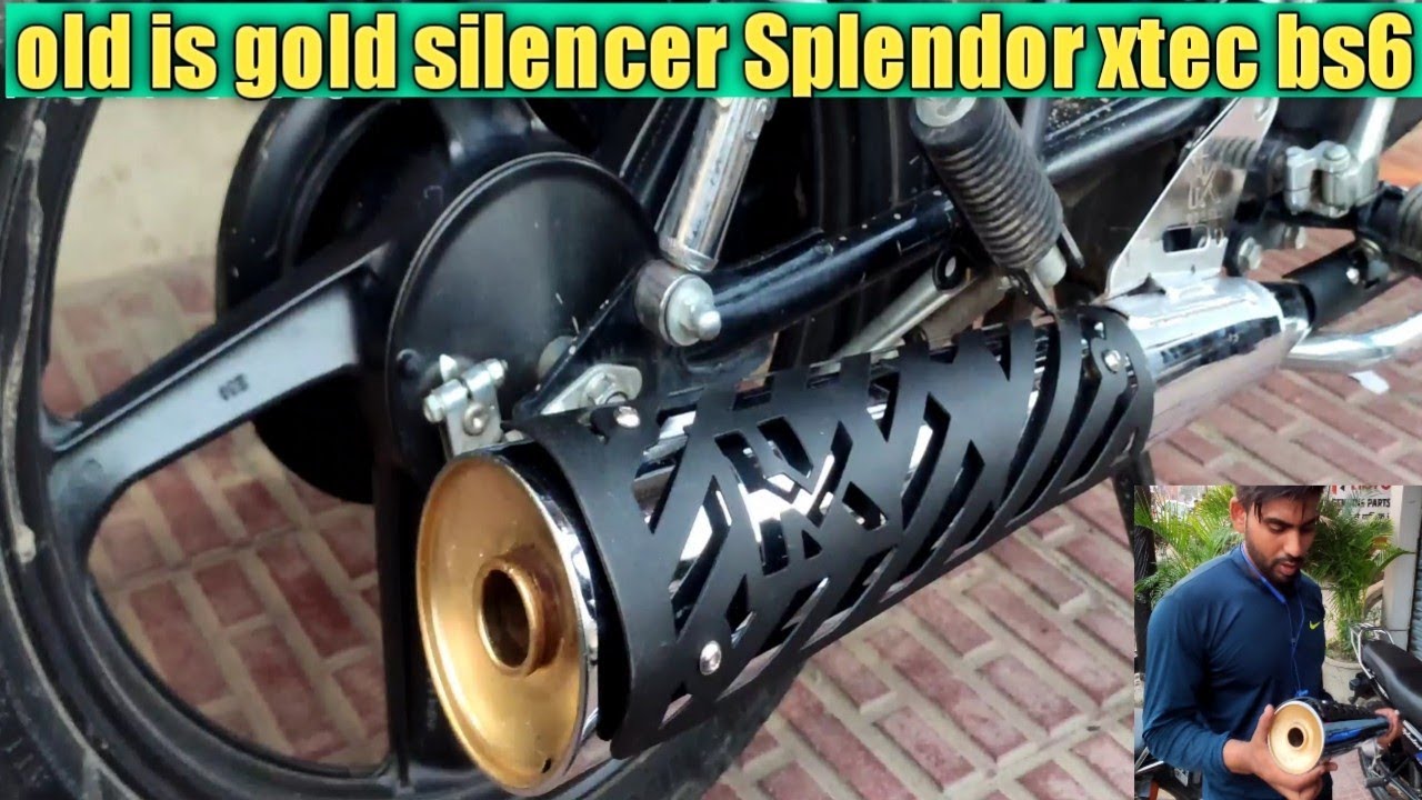 SPLENDOR old model silencer original 😲🔥 best exhaust 1998 silencer ...