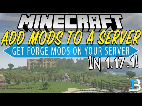 How To Add Mods to a Minecraft Server in Minecraft 1.17.1 - YouTube