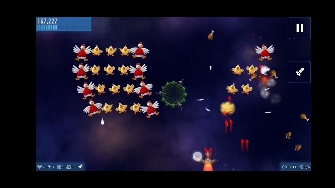 Chicken Invaders Universe (Mobile) E1:First Mission - YouTube