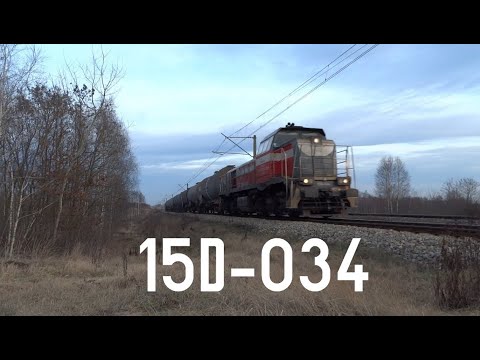 [ORKOL] NEWAG 15D-034 z krótkim składem cystern relacji Klemensów -Trzebinia