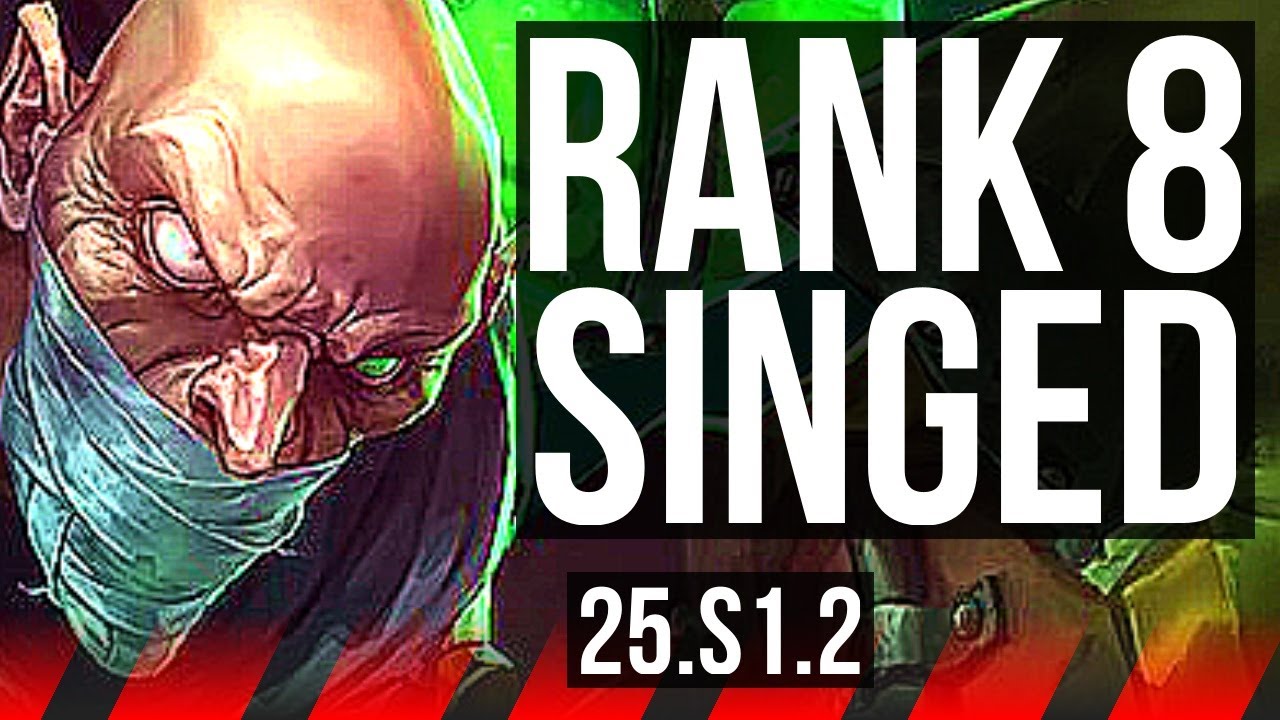 SINGED vs ORNN (TOP) | Rank 8 Singed | NA Master | 25.S1.2 - YouTube