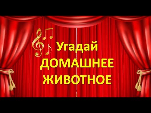 Игра "Угадай домашнее животное" для детей - YouTube