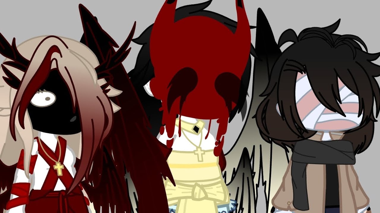 No face trio [God ocs] Tw: body horror? - YouTube