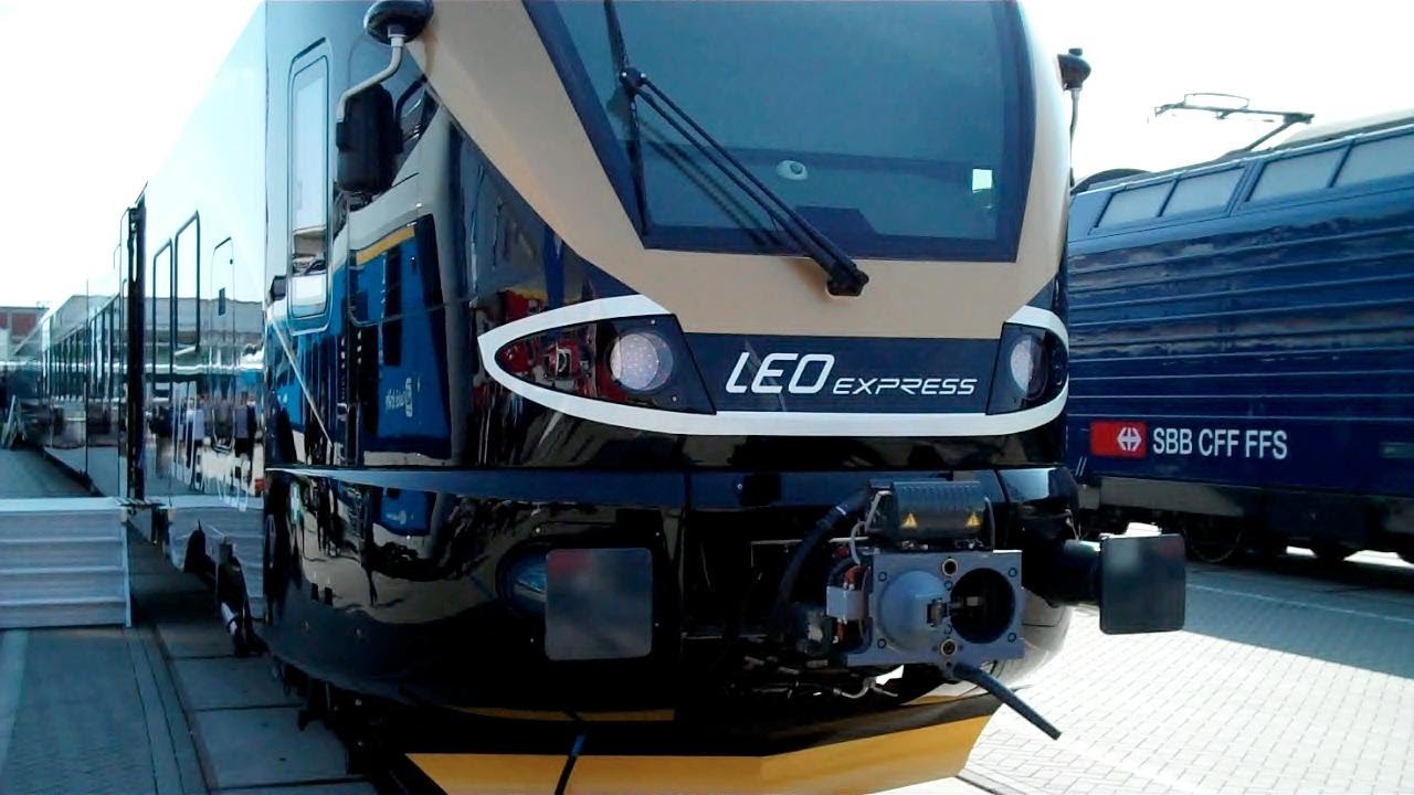 New LEO Express Train at Innotrans 2012 - YouTube