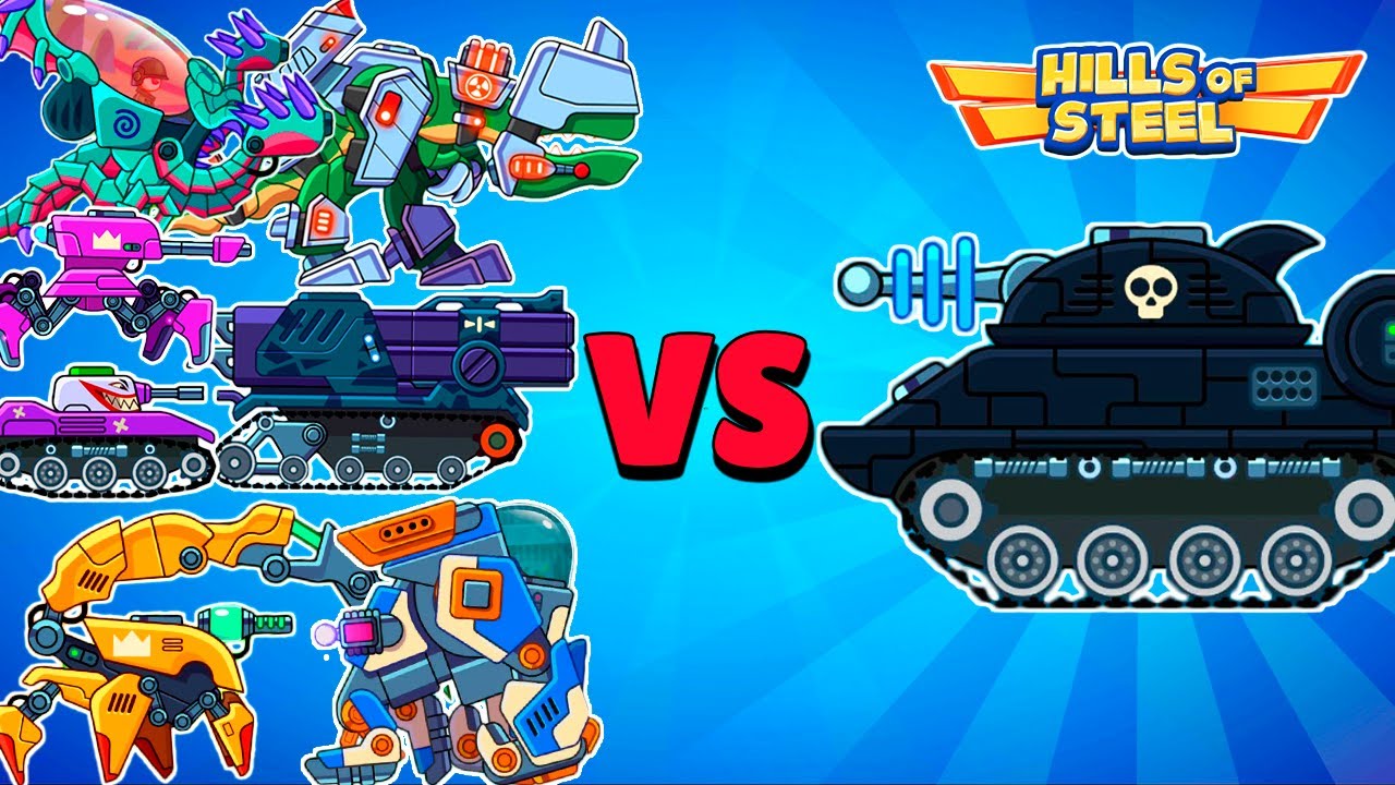 ALL 20 TANKS VS BOSS LASERJAW and Booster Double Damage in Hills of ...