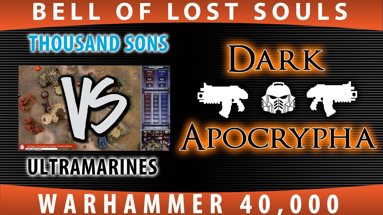Warhammer 40K: Codex Thousand Sons Battle Report - YouTube