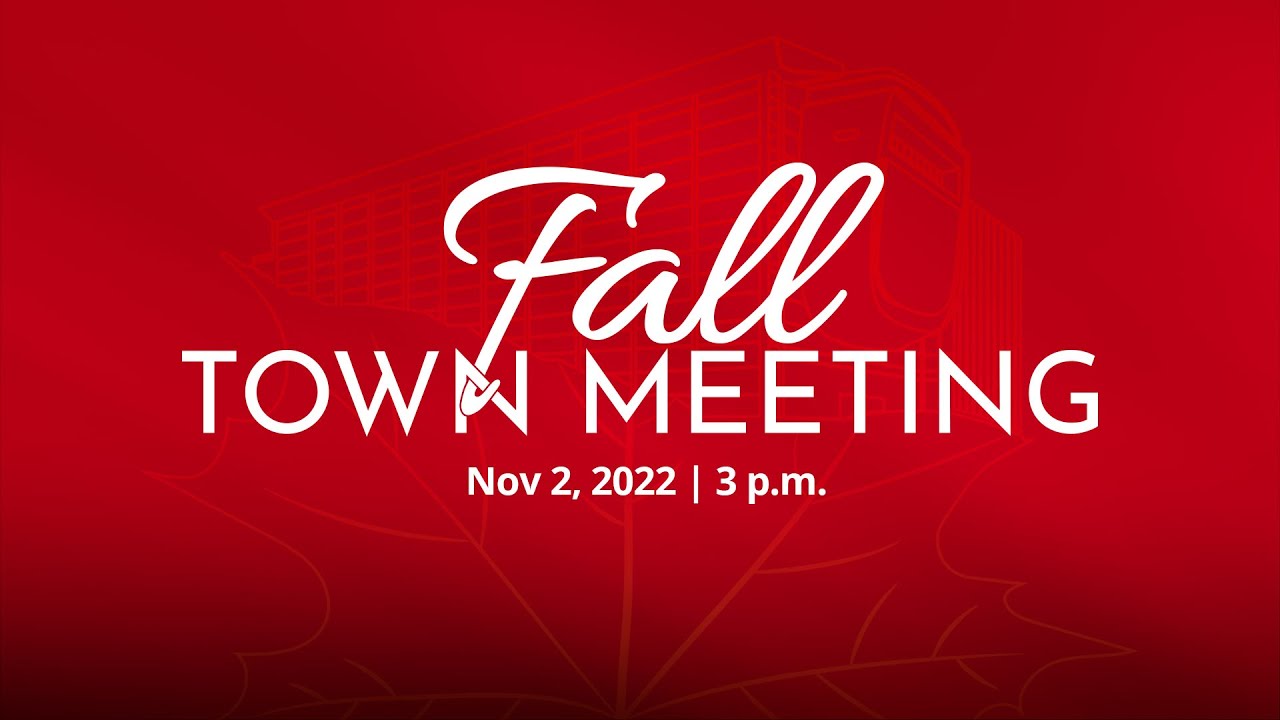 Fall Town Meeting - YouTube