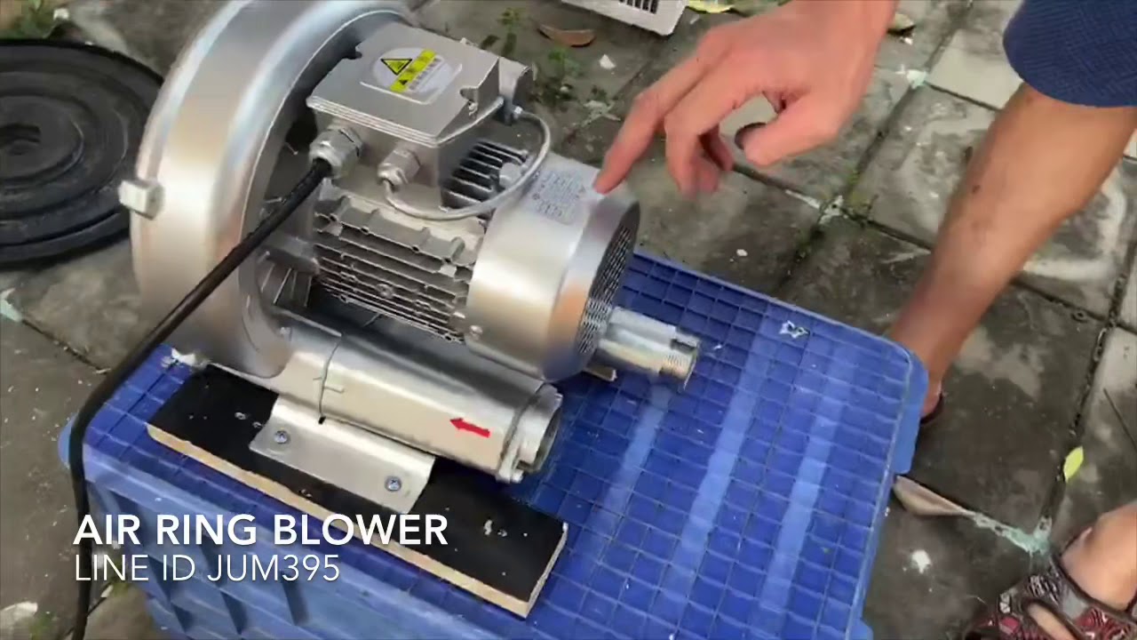 Air ring blower ออกซิเจน บ่อปลา บ่อกุ้ง 0623012719 - YouTube