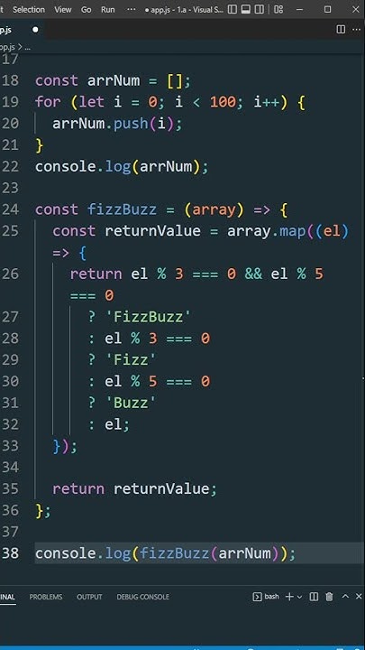 Javascript Cardio Fizzbuzz Shorts Youtube 