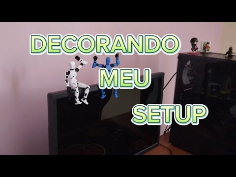 DECORANDO MEU SETUP - YouTube