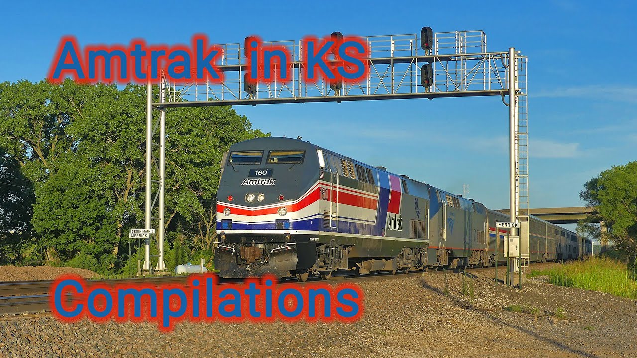 Amtrak Trains in KS 2022 - YouTube