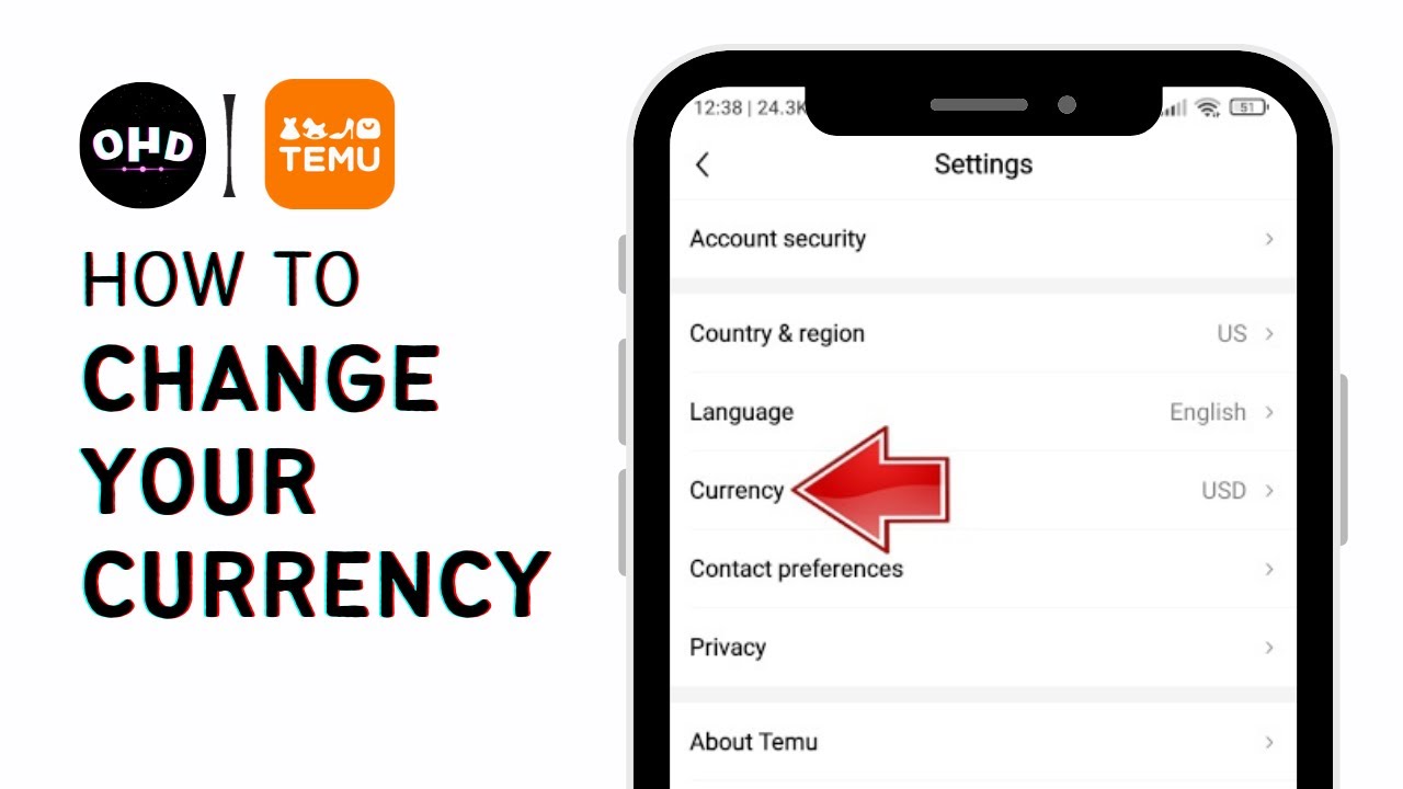 How To Change Currency In Temu 2023 | Temu Account Currency Change Guide - YouTube