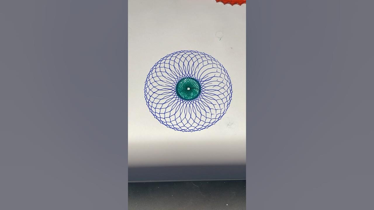 "Creating Mesmerizing Spirograph Patterns" #spirograph #satisfying #asmr #relaxing #shorts #usa ...