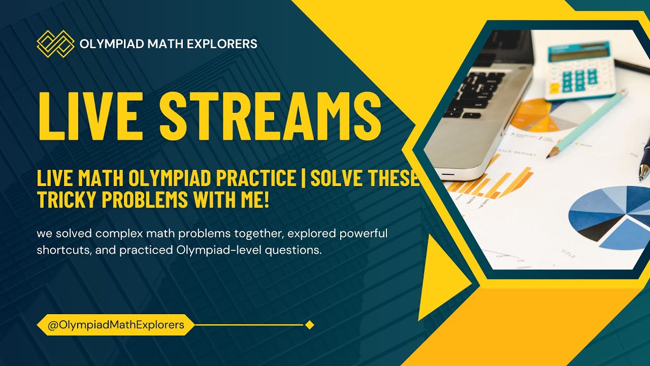 Olympiad Math Explorers Live (SPLM) - YouTube