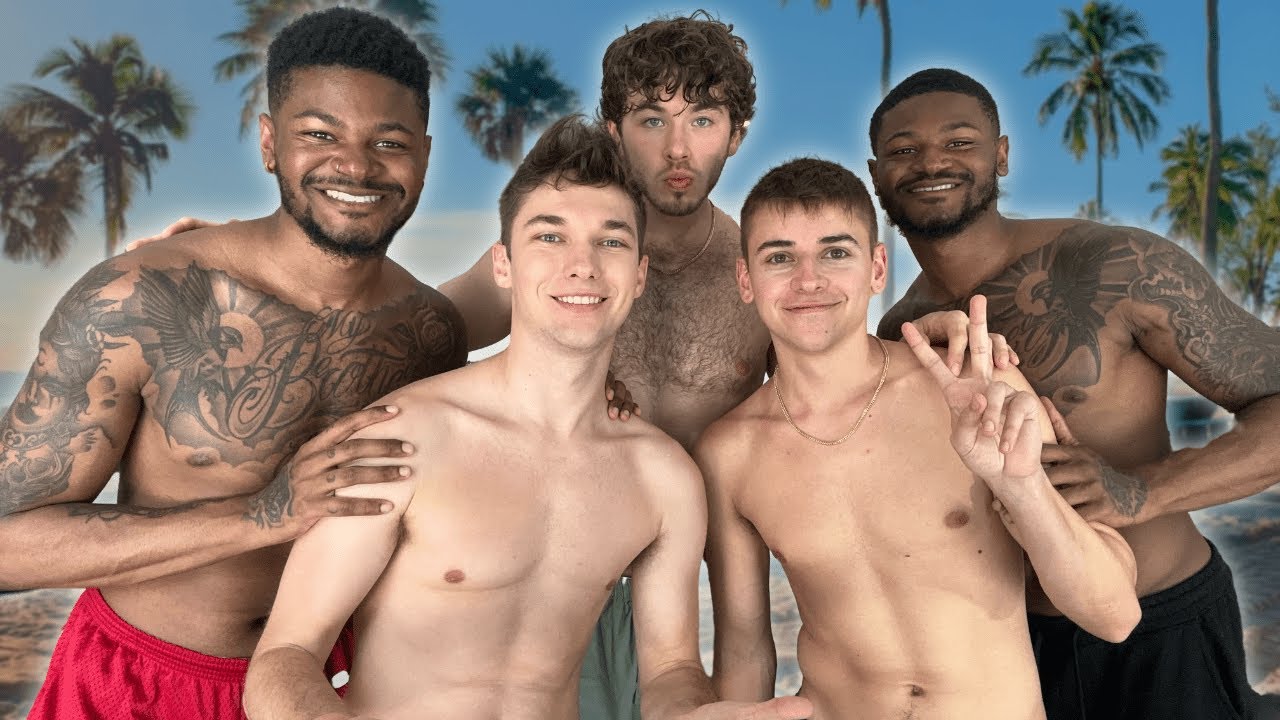 7 gays in speedos - intense - YouTube